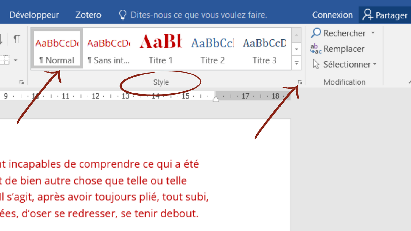 Guide méthodologique : les styles dans Word et LibreOffice | Bibliothèque