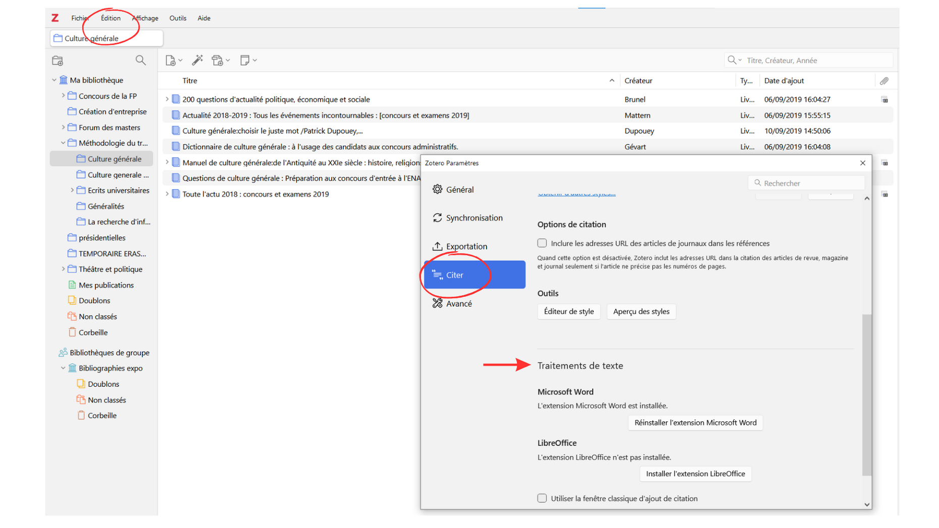 Gérer ses références avec Zotero | Bibliothèque
