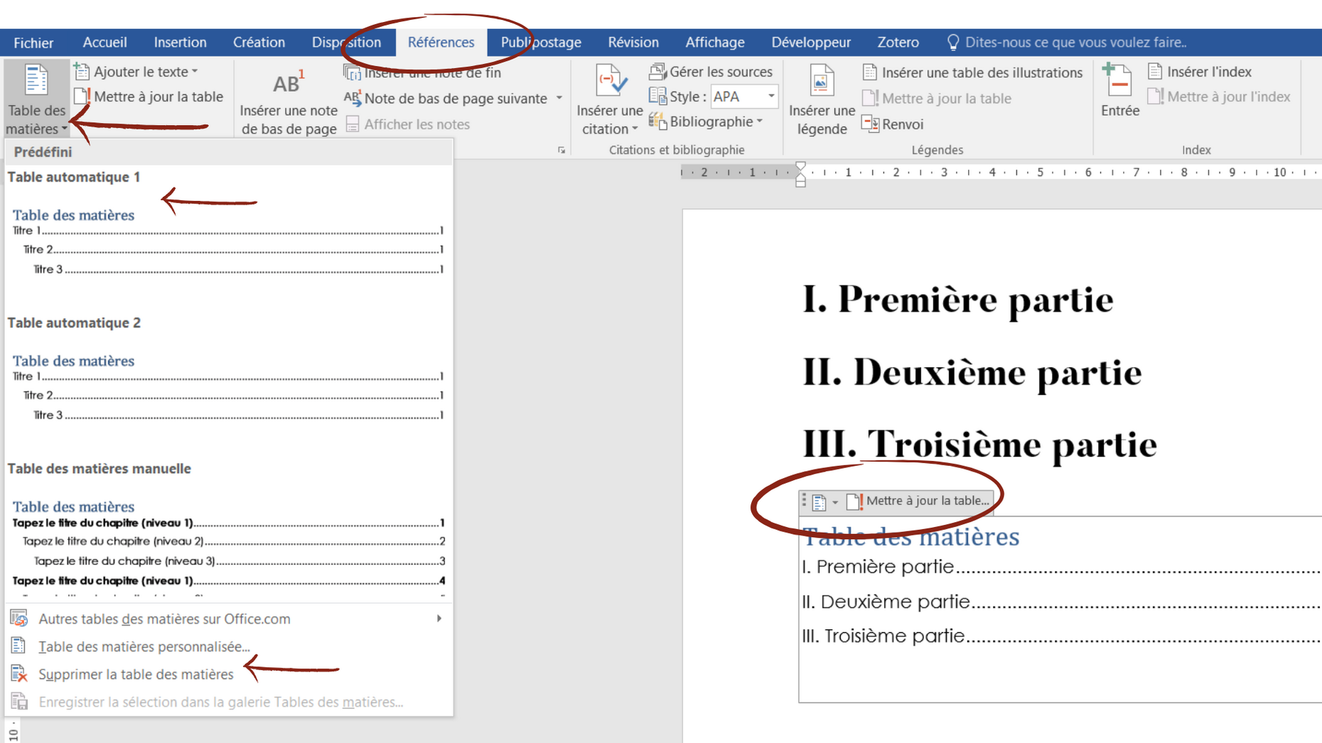 Guide méthodologique : les styles dans Word et LibreOffice | Bibliothèque